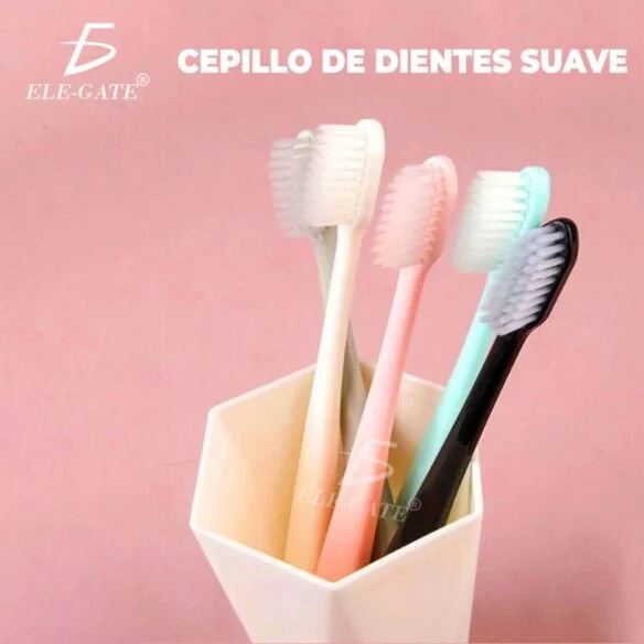 Paquete con 10 cepillos dentales de cerdas suaves, variedad de colores ...